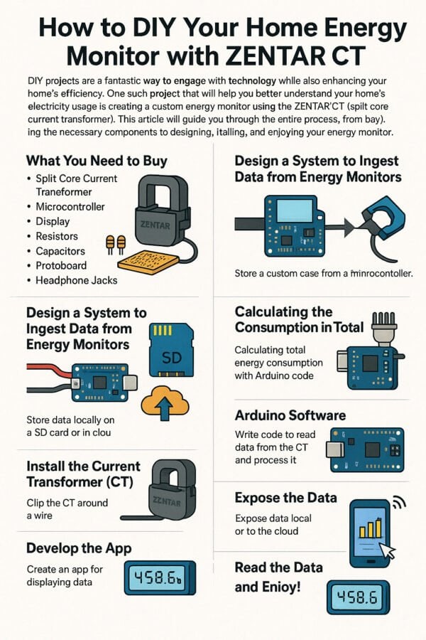 Build Your Own Smart Energy Monitor at Home with ZENTAR CT